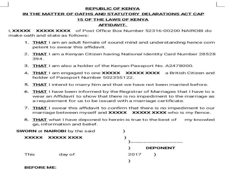 Affidavit | Rayness Analytica I Professional Services Marketplace